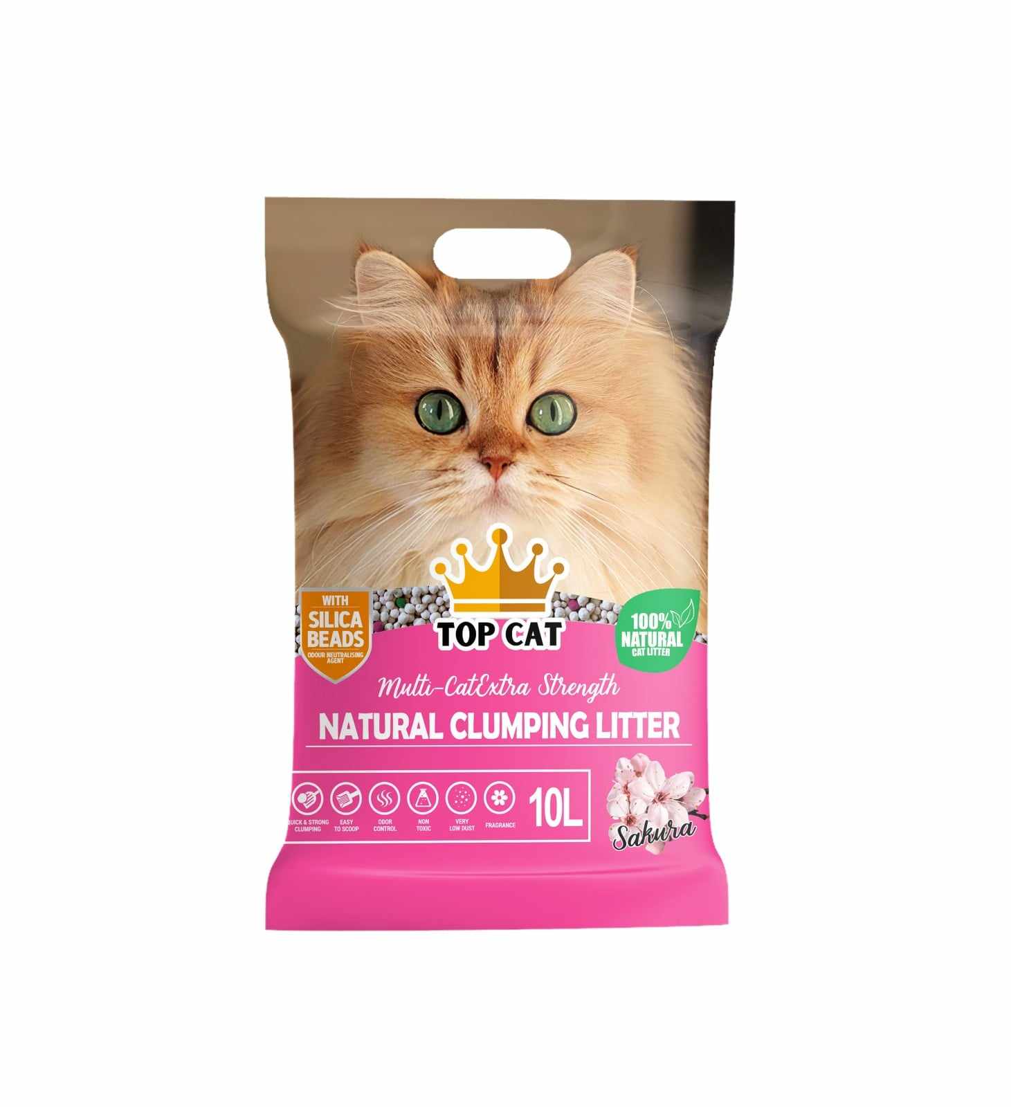 Top Cat 10L Cat Litter Sakura Scent